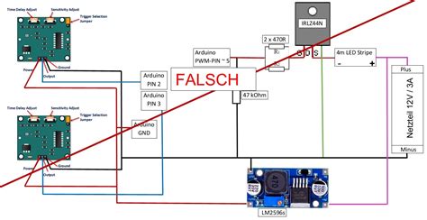 M LED Stripe An Arduino Nano Oder Uno Mit HC SR Und Netzteil A A Page Deutsch