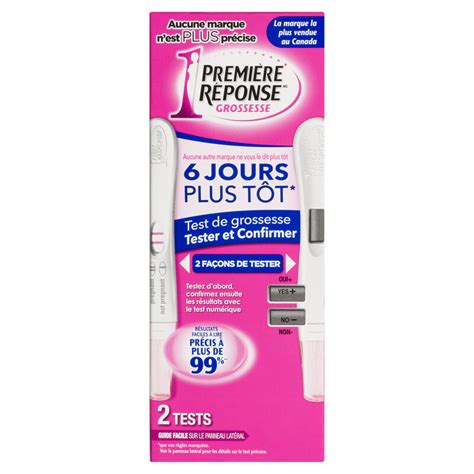 First Response Test And Confirm Pregnancy Test 2 Ea Voilà Online