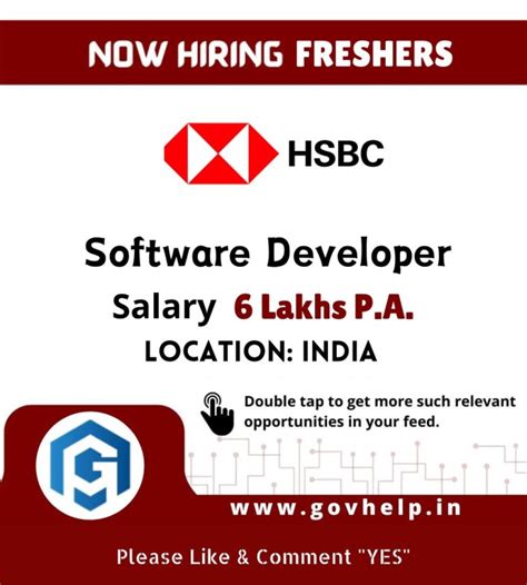 Hsbc Careers For Software Developer Post