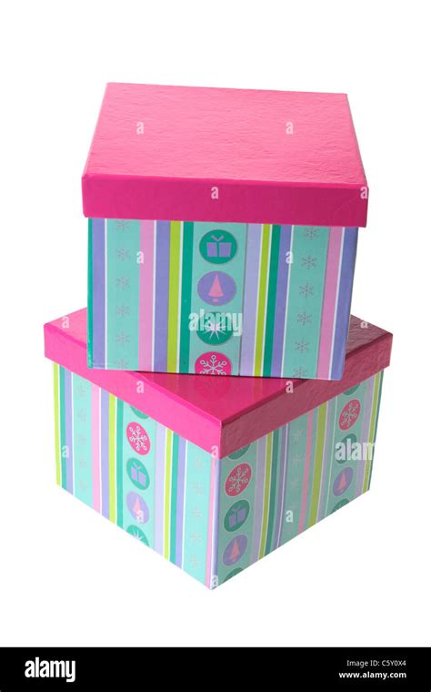 Stacked Gift Boxes Hi Res Stock Photography And Images Alamy