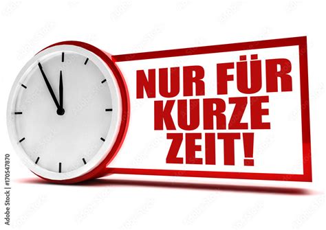 Nur für kurze Zeit Button Icon Stock Illustration Adobe Stock
