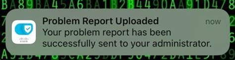 Create Report Problemdiagnostic Data From Cisco Security Connector