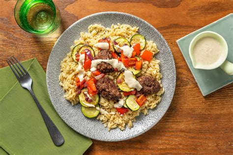 Keftas de bœuf au four Recette HelloFresh