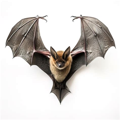 Une Chauve Souris Avec Un Visage Et Des Ailes Noirs Qui Dit Chauve
