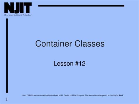 ppt container classes powerpoint presentation free download id 6447347
