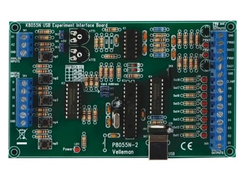 Whadda Wsi8055n Usb Experiment Interface Board Quasar Uk