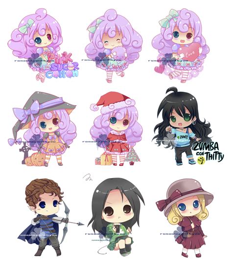 Chibi Bunch By Runawaywithyou On Deviantart Chibi Anime Kawaii Chibi