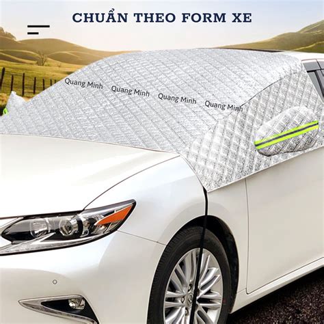 Bạt Che Nắng Kính Lái Ô Tô 4 Lớp Cao Cấp Cách Nhiệt Chống Nóng Có Chụp