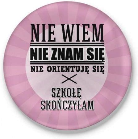 FajneKubki Lusterko Nie Wiem Nie Znam Się Nie Orientuję Się Gadżety