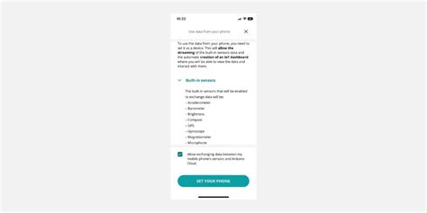 Use Your Cellphone As An Iot Machine Within The Arduino Cloud Handla It