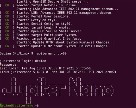 Linux Quickstart — Jupiter Nano 034 Documentation