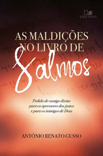 As Maldições No Livro De Salmos Livraria Erdos