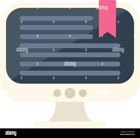 Desktop Computer With A Digital Textbook Displayed On The Screen Representing E Learning And