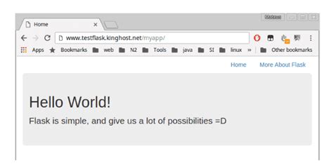 Como Utilizar O Flask Na KingHost KingHost