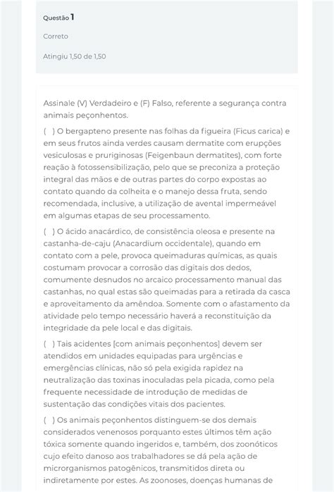 Atividade Aulas 01 e 02 Segurança do Trabalho