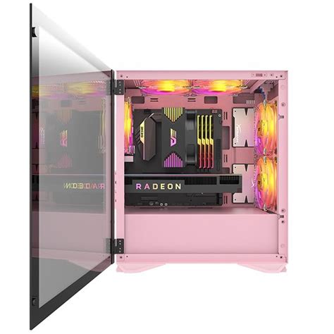 Darkflash Dlm 22 Luxury M Atx Pc Case Pink