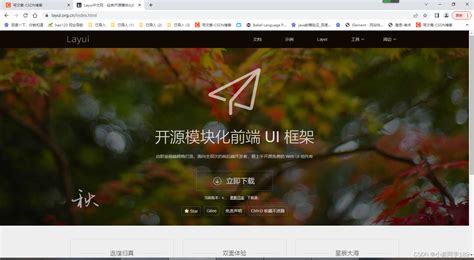 layui入门 layui使用教程 csdn博客