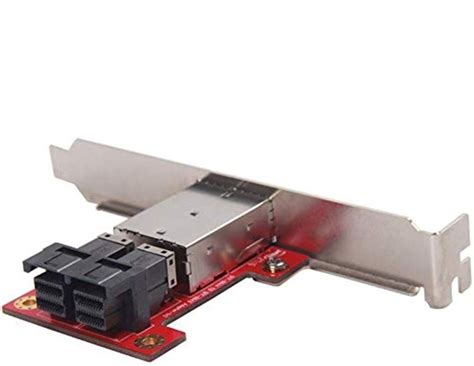Sas Bracket For 2x Ext Sff 8644 To 2x Int Sff 8643