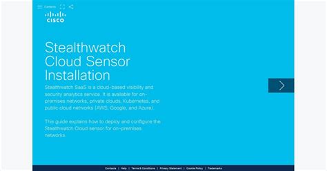Stealthwatch Cloud Sensor Installation Stealthwatch Cloud Sensor Installation