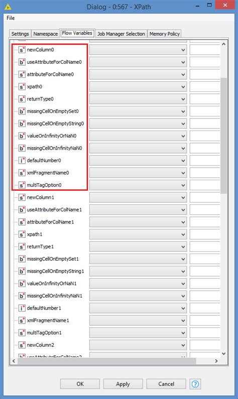 Xpath And Flow Variables Set Cell Types Via Flow Variable KNIME Extensions KNIME Community