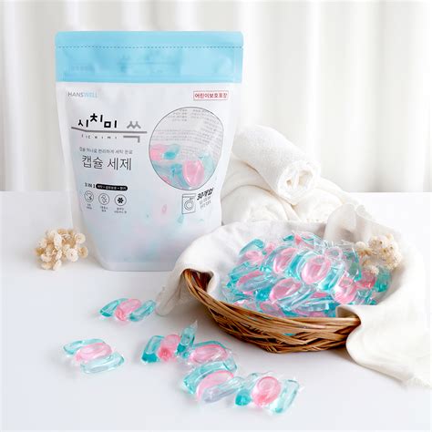 리빙홀릭 한스웰 시치미쓱 캡슐세제 고농축 3in1 액체 세탁세제 드럼일반겸용 30개입x1개 1686631934 인생은 템빨 살림은 템빨 삶의 질을 한층 더 높여