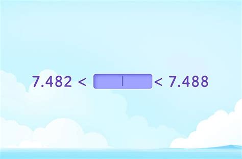 Write Any Decimal Between Two Decimals Game