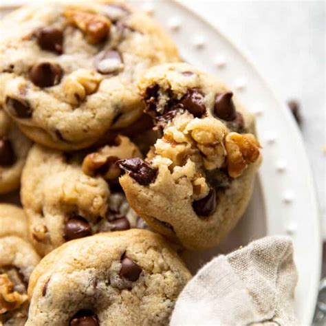 Walnut Chocolate Chip Cookies Modern Crumb