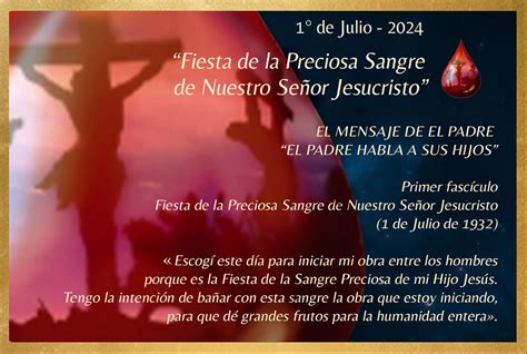 Sangre Preciosa De Jesucristo