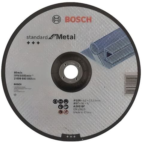 BOSCH Disque à tronconner à moyeu déporté 230x3 0mm Cdiscount Bricolage