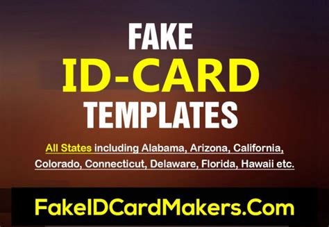 Fake Id Templates Generator Free Id Card Maker Online Card Maker I D Card Templates