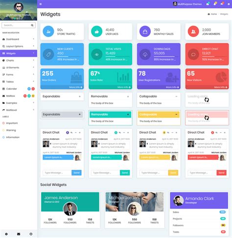 Cross Multipurpose Responsive Bootstrap Admin Templates