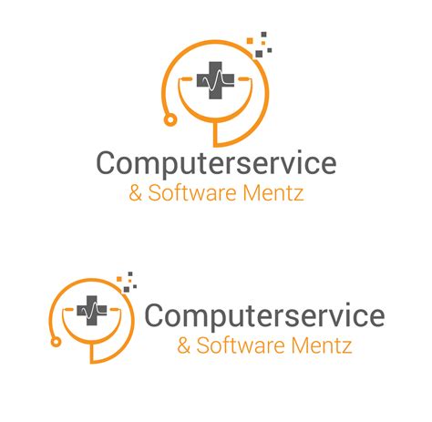 Logo And Visitenkarte Für Computerservice And Logo And Business Card