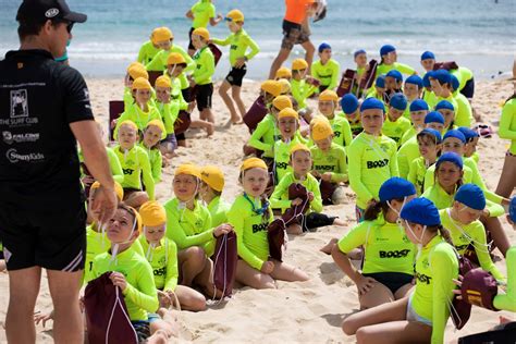 Fun At The Beach For Broncos And Mooloolaba Nippers Broncos