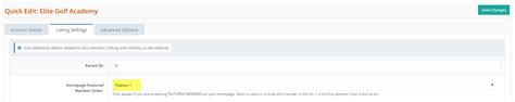how to search for featured members in the database brilliant