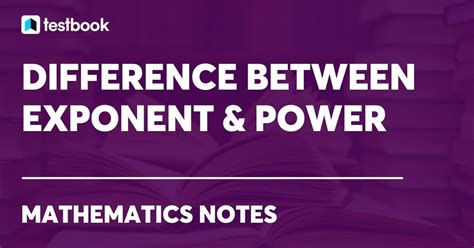 Difference Between Exponent And Power Know Power Laws Rules