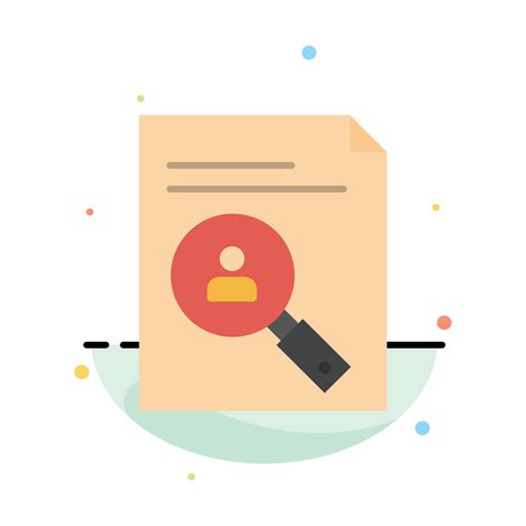 Application Clipboard Curriculum Cv Resume Staff Abstract Flat Color Icon Template 13296717