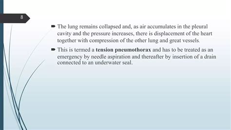 Physiotherapy Management In Pneumothorax Pptx