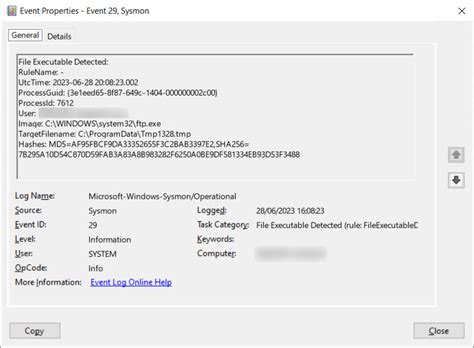 Microsoft Sysmon Now Detects When Executables Files Are Created