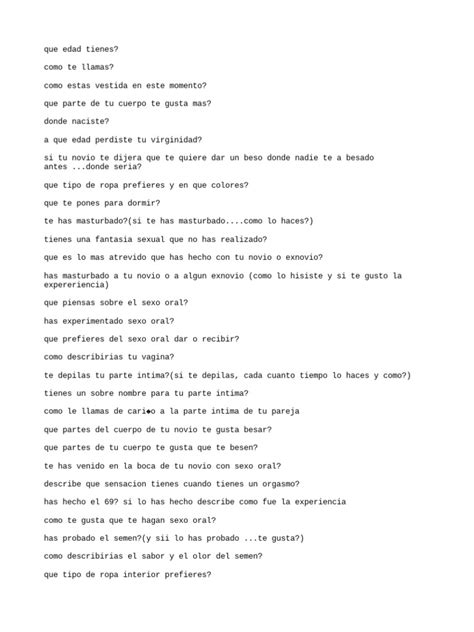 30 Preguntas Eroticas Pdf