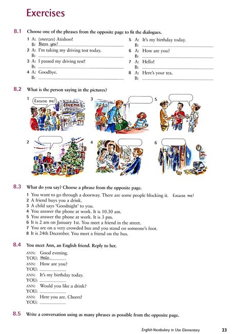 Greetings In Spanish Worksheets