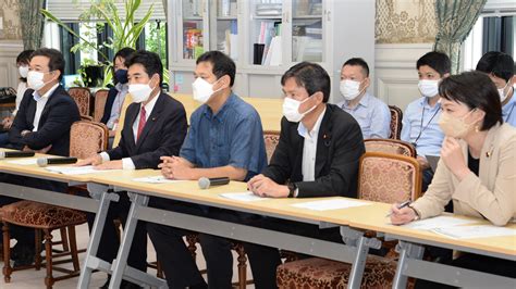 西村経産相対応マニュアルに関し国対ヒアリング 立憲民主党