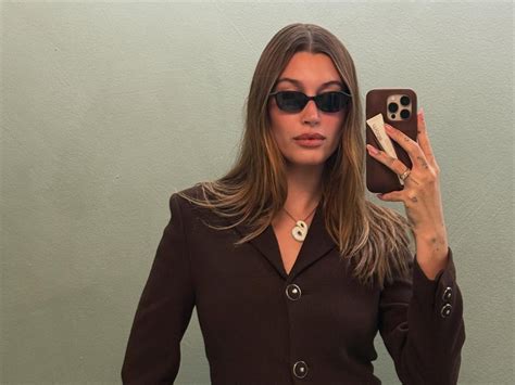 Hailey Bieber Is Already Sporting This Summers Hottest Swimsuit Trend Vogue