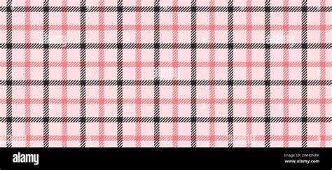 Seamless Pink Grey Windowpane Pattern Checkered Plaid Repeating Background Tattersall Tartan