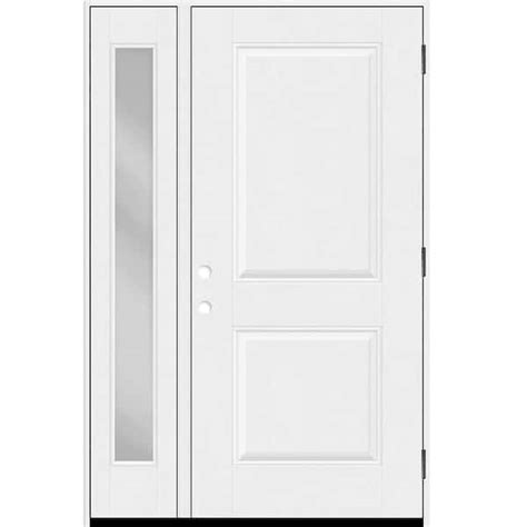 Steves Sons Legacy In X In Panel Squaretop LHOS Unfinished Fiberglass Prehung Front