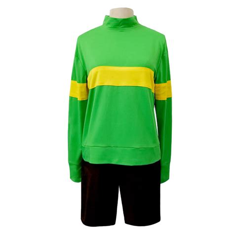 Undertale Chara Game Green Cosplay Costume Suit Cosplayskyca