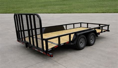 7k Deluxe Landscape Utility Trailer 16ft Kaufman