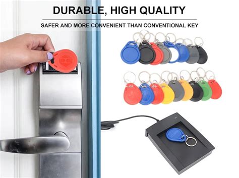 Customized Ic Id Cuid Rfid Nfc Keyfob Abs Key Fob Chain For Access