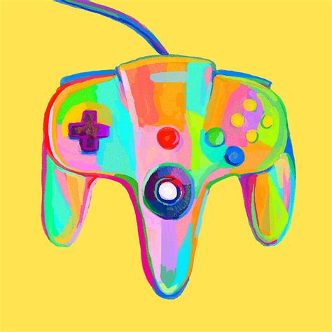 Nintendo 64 Controller Square Digital Print Etsy Australia