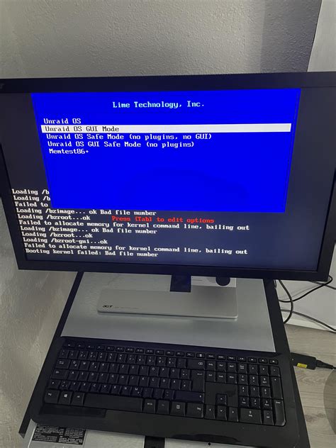 Trouble Booting Unraid R Homelab