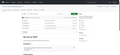 MCP GitHub API Server